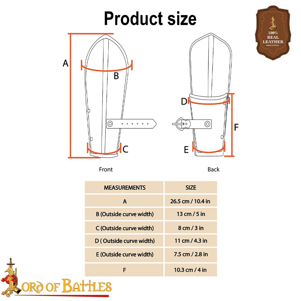 Questing Lady Steel Bracer – Lightweight Arm Armor for LARP – Calimacil