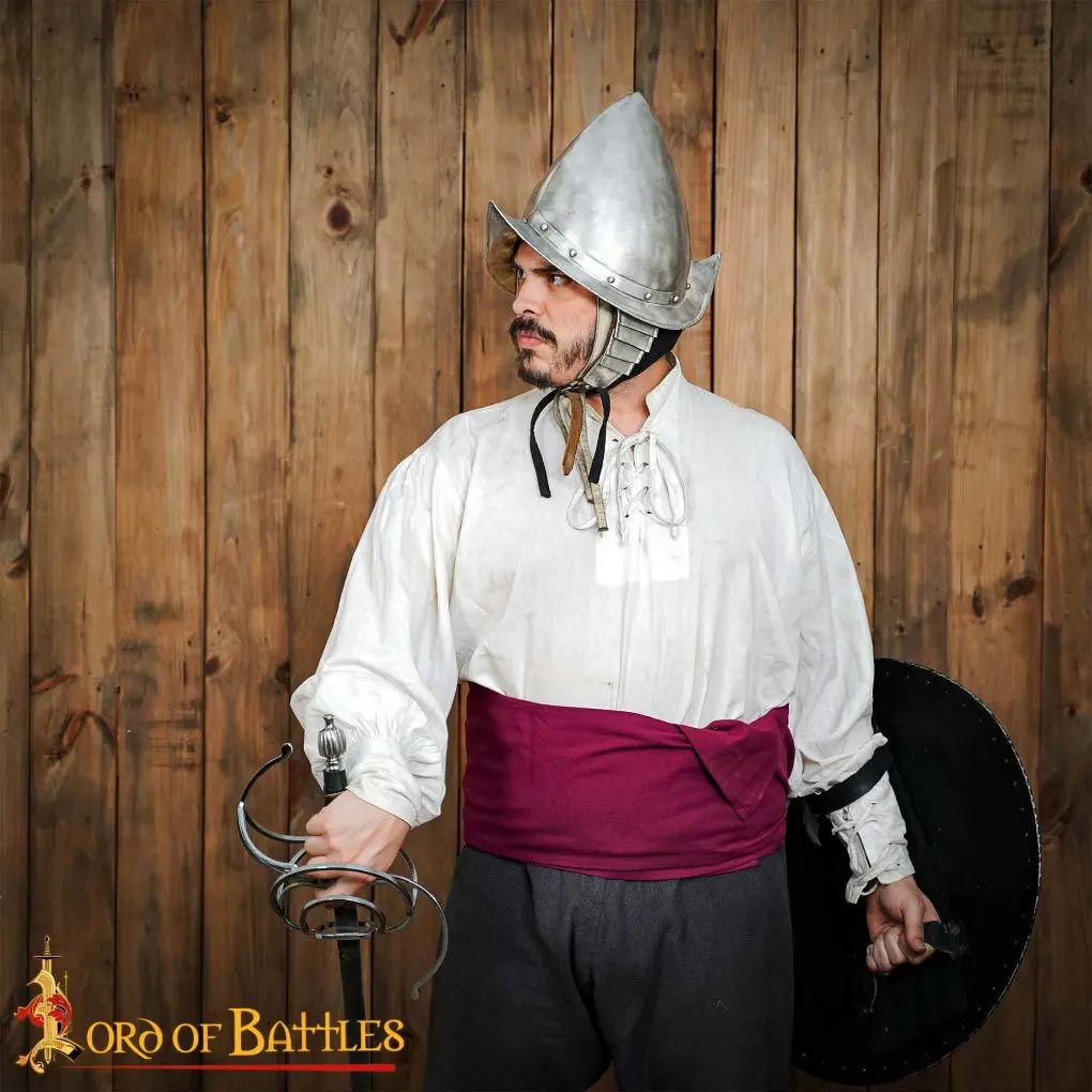 Spanish Morion Helmet – 16th Century 18 Gauge Steel Armor for LARP ...