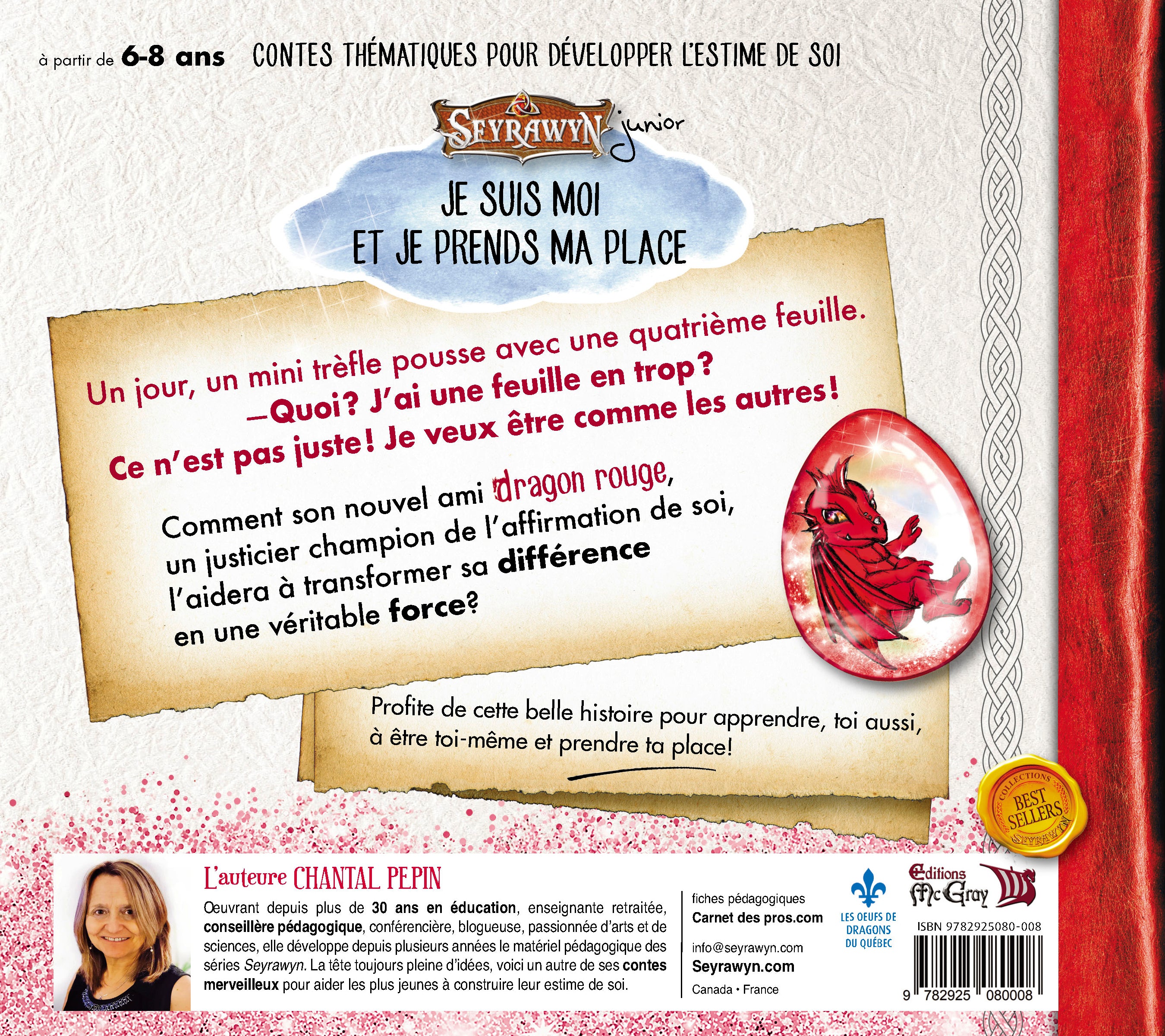 CONTE MERVEILLEUX Seyrawyn : Le Dragon rouge et son trèfle chanceux ...