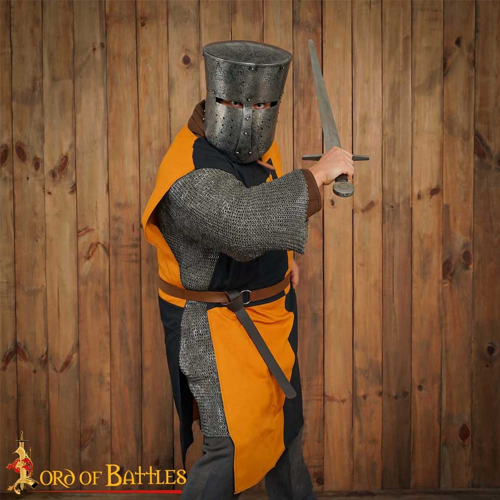Rampant Lion Heraldic Tunic – Medieval Cotton Surcoat for Adults ...