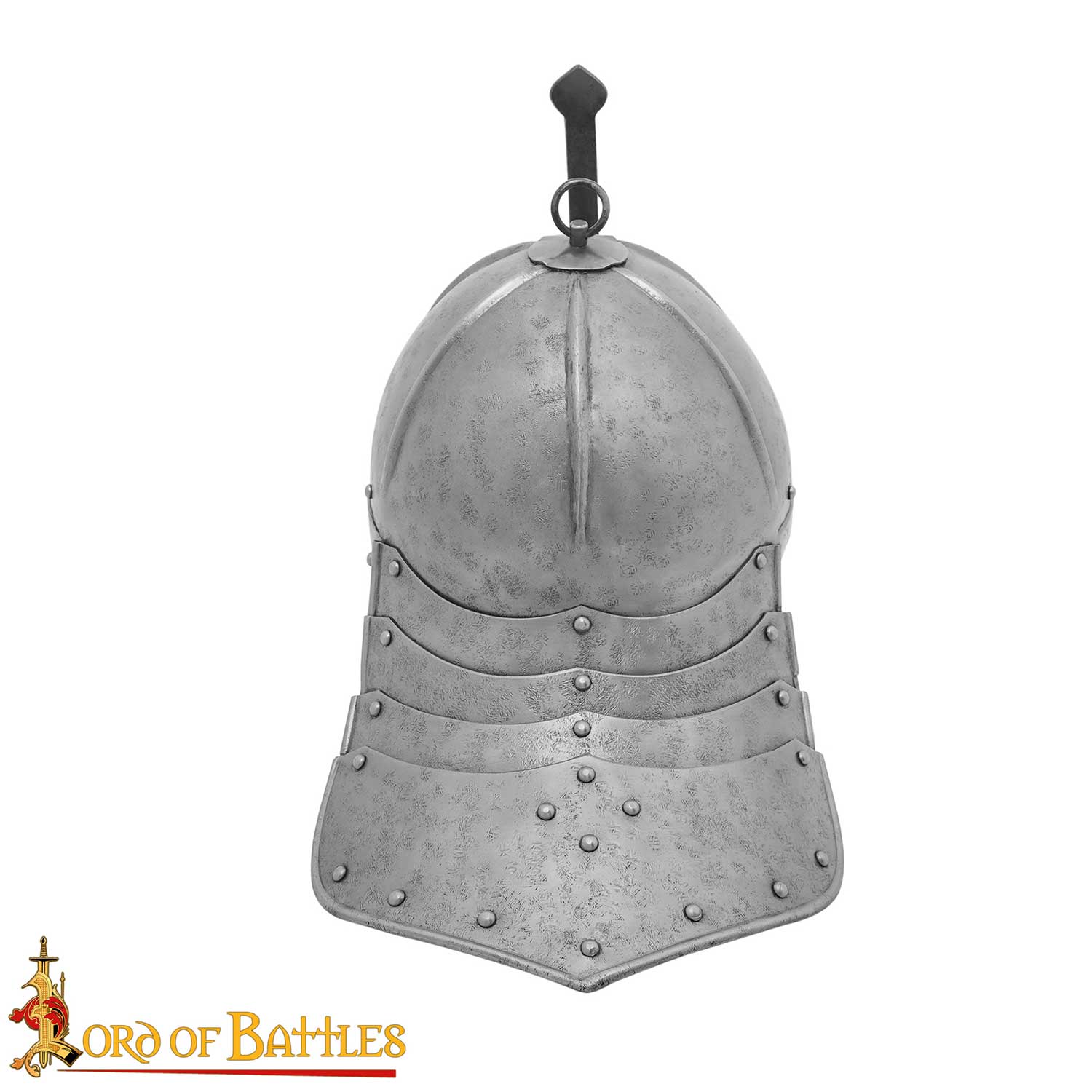 Medieval Steel Helmet with Liner- 18-Gauge LARP & Cosplay Armor – Calimacil