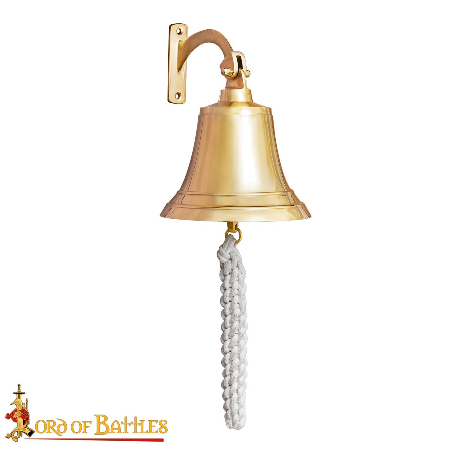Solid Brass Signal Bell – LARP, Reenactment & Nautical Decor – Calimacil