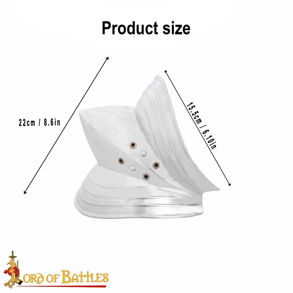 Medieval Gothic Elbow Armor – 15th Century German Couter for LARP ...