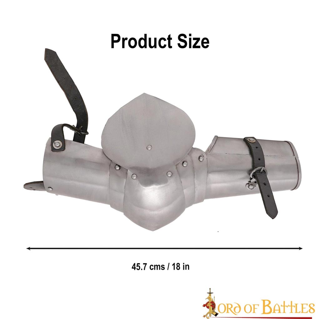 Italian Vambraces – Lightweight 18-Gauge Steel Arm Armor – Calimacil