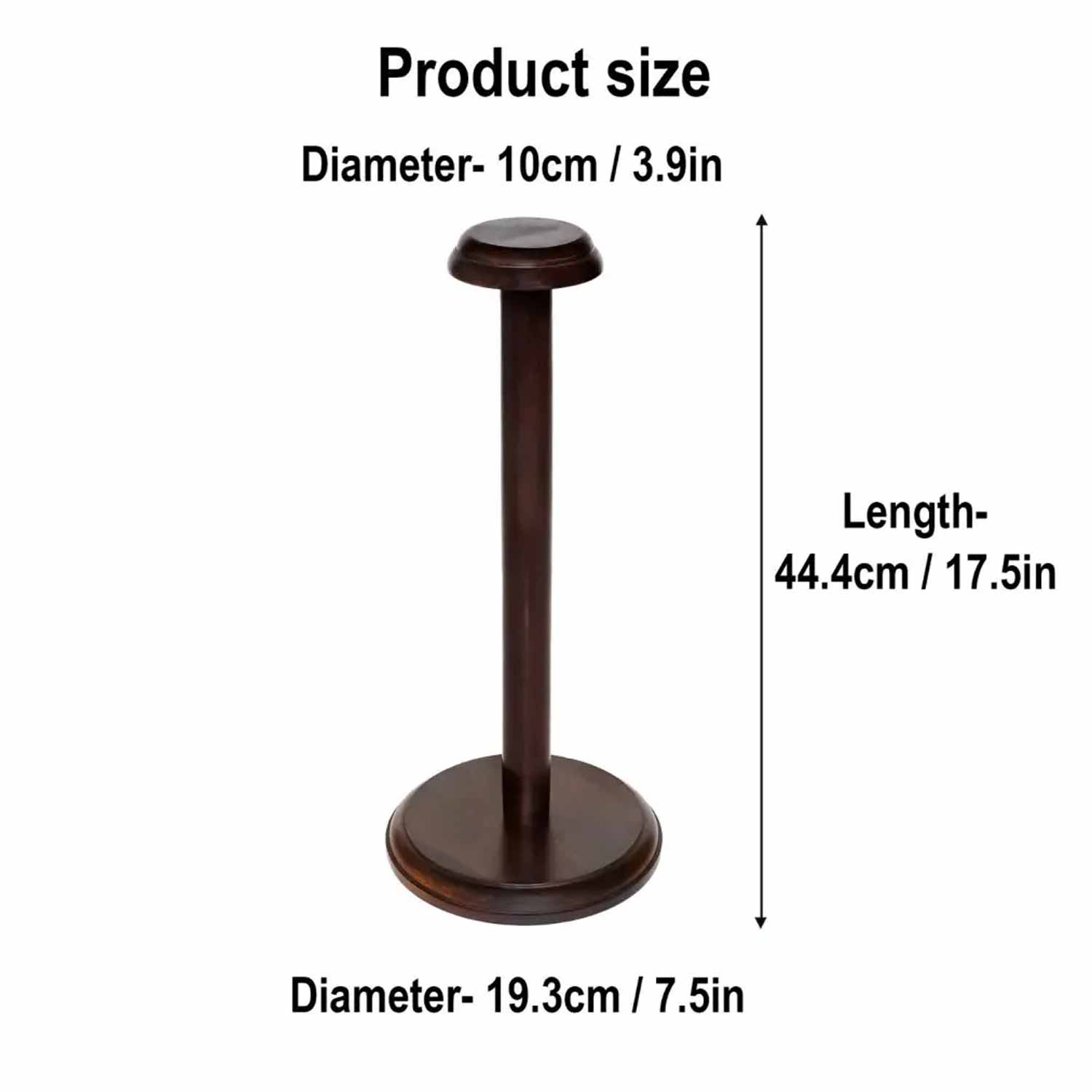 Round Wooden Helmet Stand – Handmade Display for Medieval Helmets ...