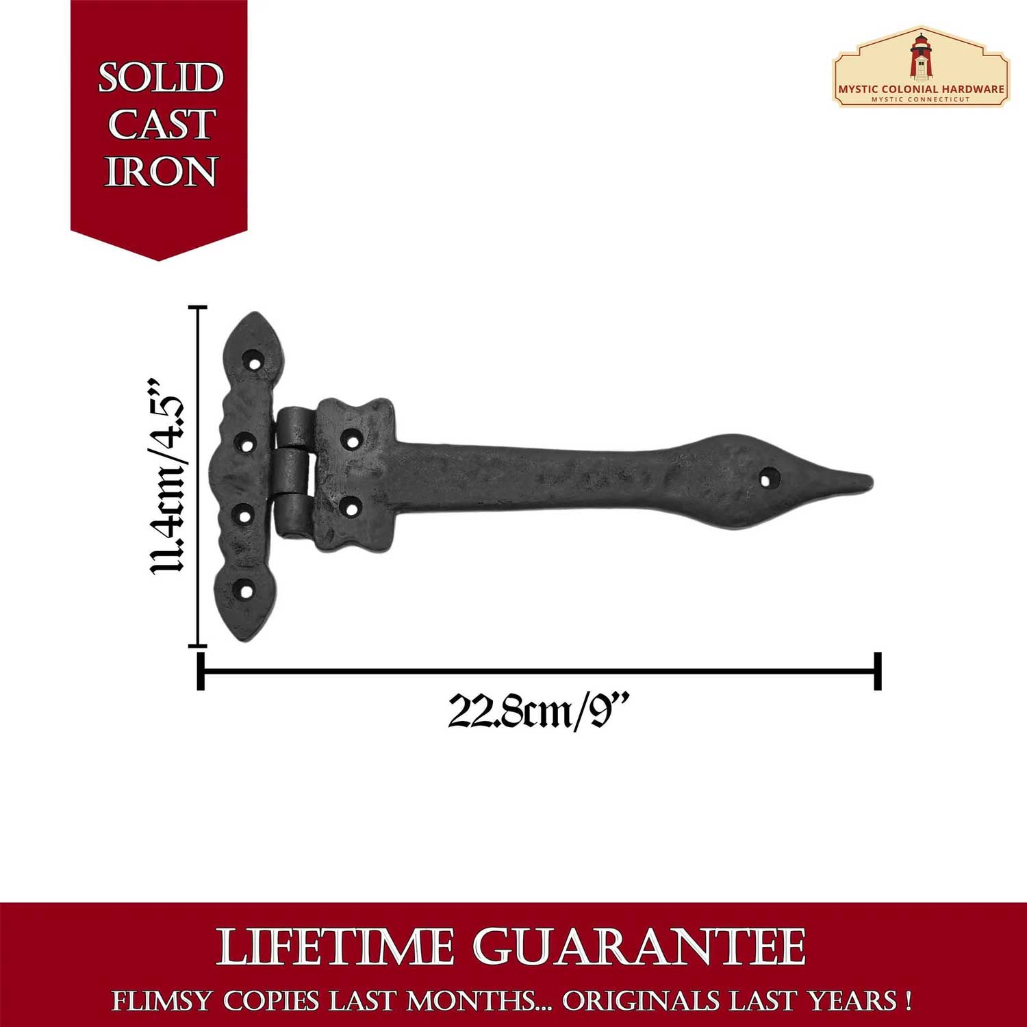 Rustic Iron Door Hinges - Historic Charm for Your Home Décor – Calimacil