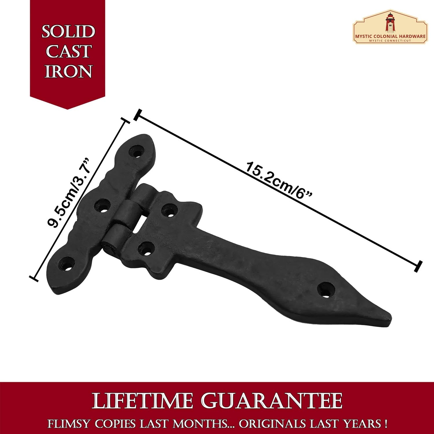 Rustic Iron Screen Door Hinges - Handcrafted Charm for Timeless Style – Calimacil