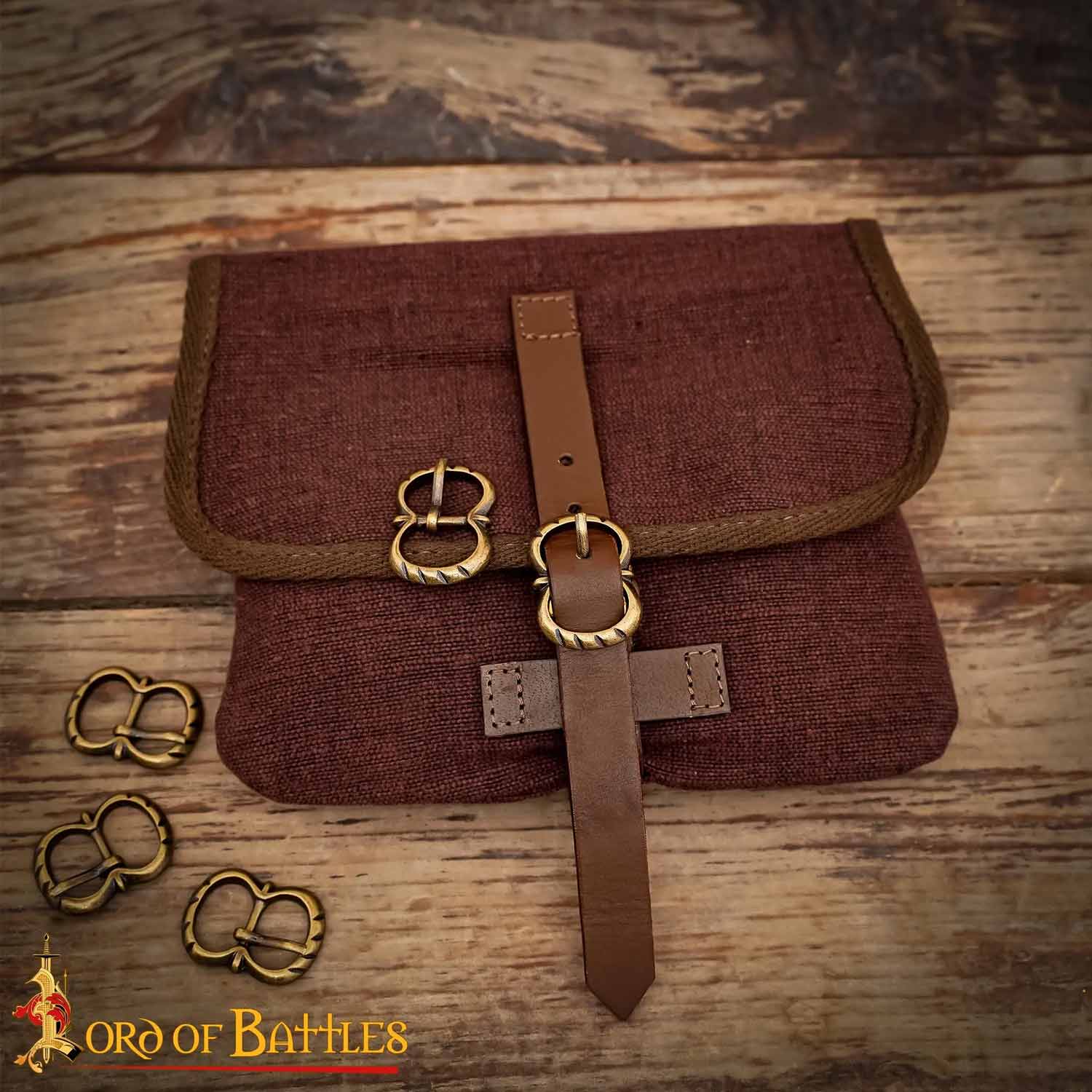 Small Brass Round Buckle – for Armor & Costume Accessories (Set of 5 ...