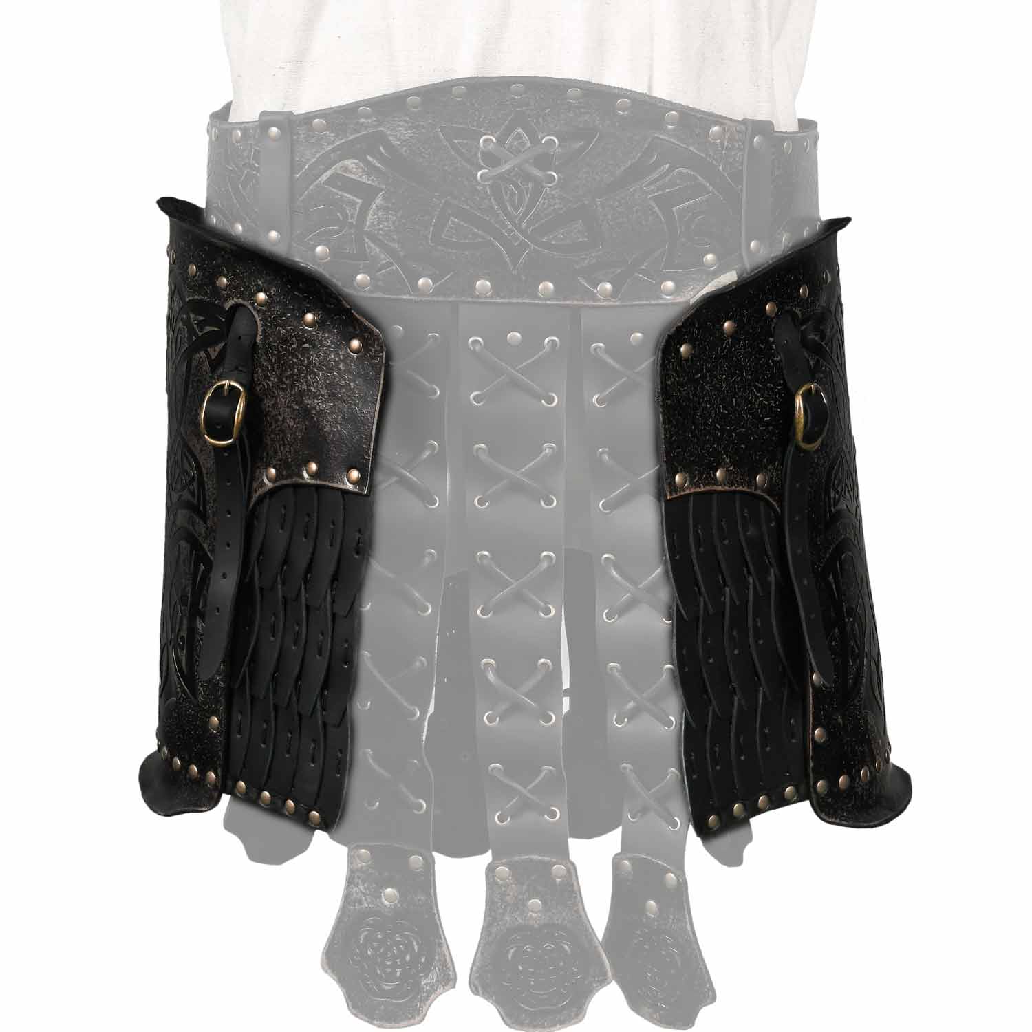 Viking Tassets Ashen - LARP Leather Armor – Calimacil