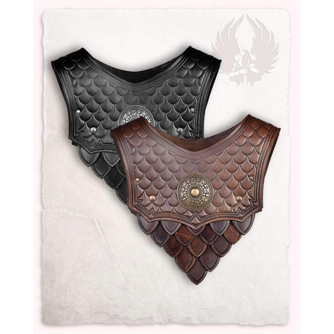 Hektor leather gorget – Calimacil