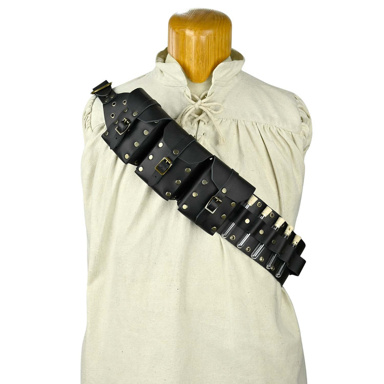 Alchemist Belt - LARP Leather Belt – Calimacil