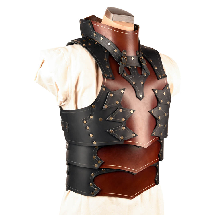 Knight's Armor (Torso with Gorget) - LARP Leather Armour – Calimacil