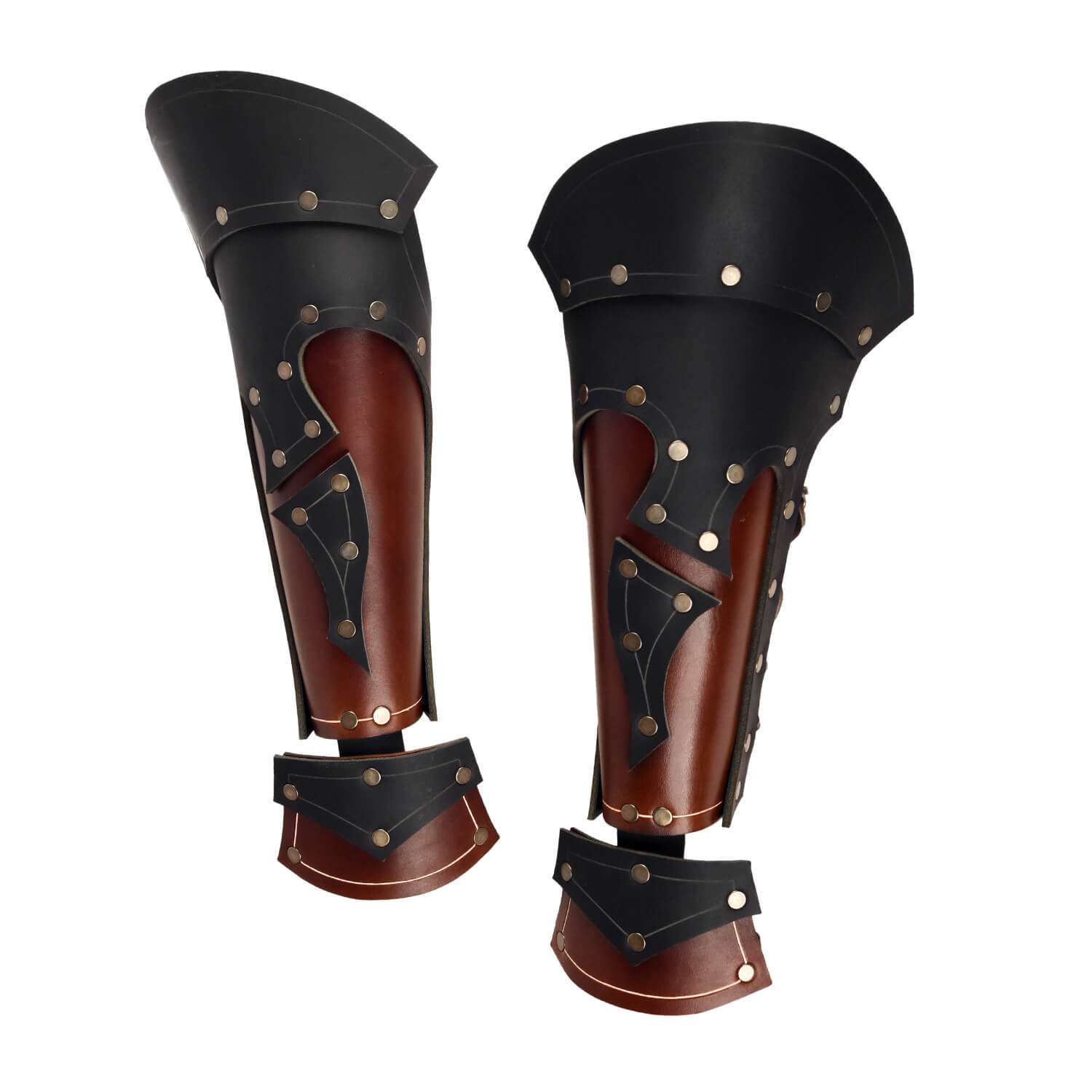 Knight's Bracers - LARP Leather Armour – Calimacil