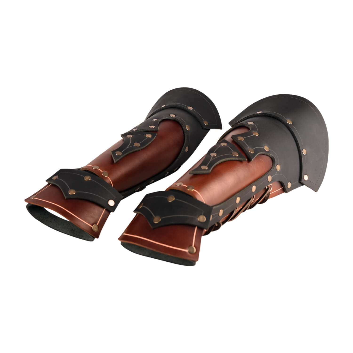 Knight's Bracers - LARP Leather Armour – Calimacil