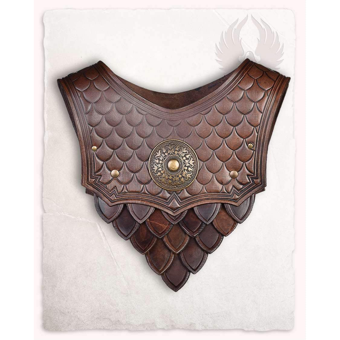 Hektor leather gorget – Calimacil
